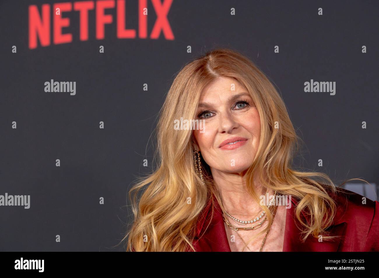 New York, United States. 18th Feb, 2025. Connie Britton attends Netflix ...