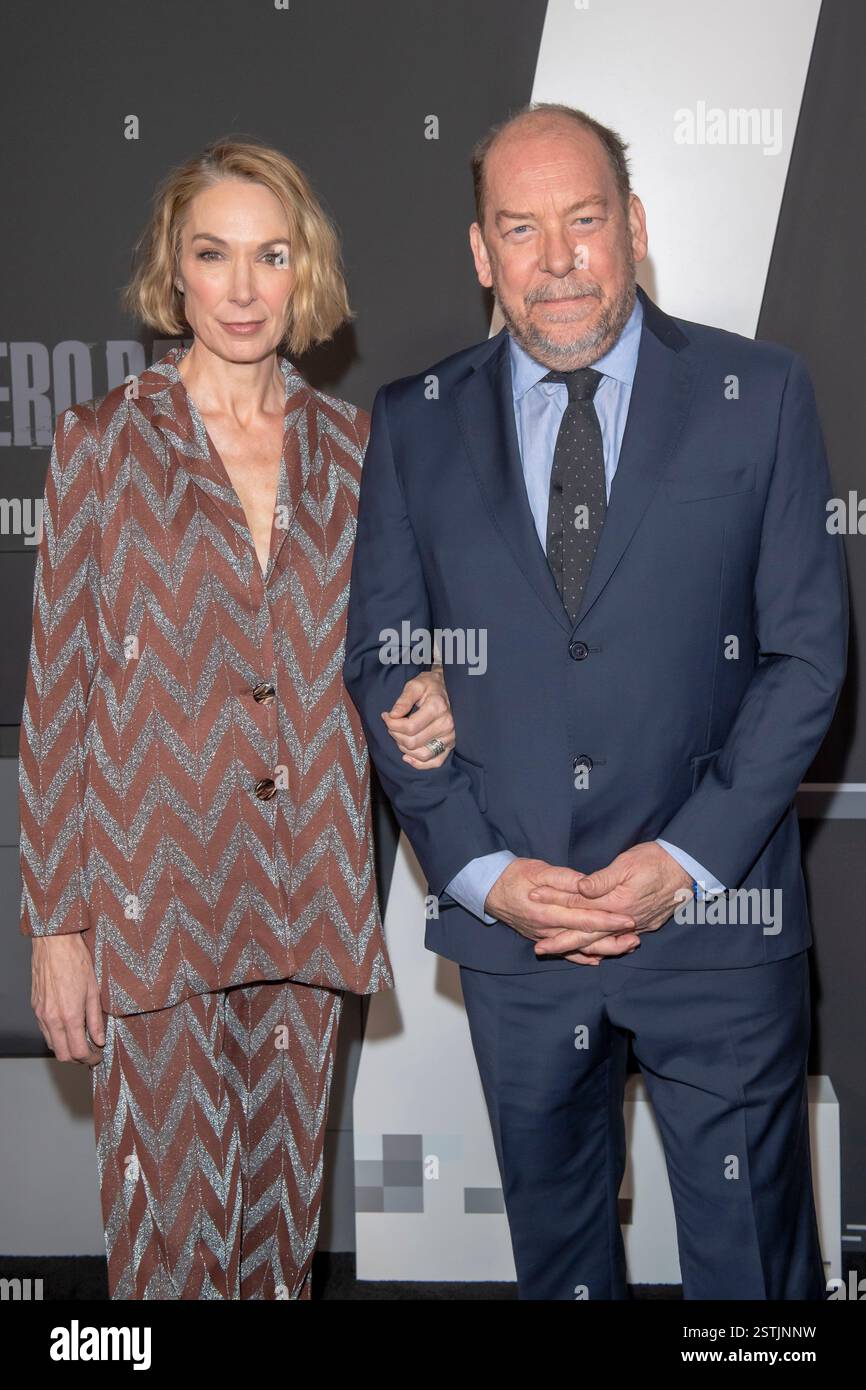 New York, United States. 18th Feb, 2025. (L-R) Elizabeth Marvel and ...