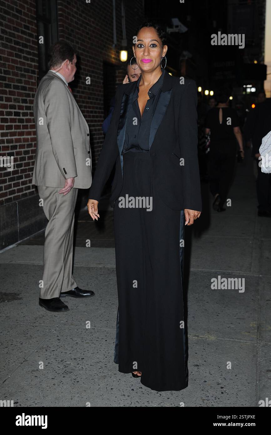 Tracee Ellis Ross was seen leaving The Late Show with Stephen Colbert ...