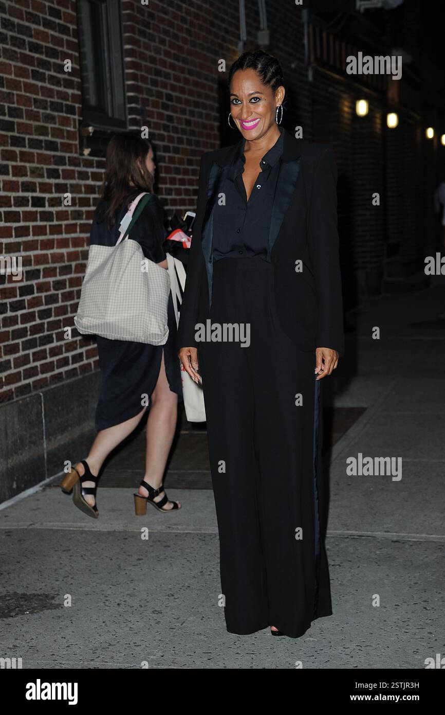 Tracee Ellis Ross was seen leaving The Late Show with Stephen Colbert ...