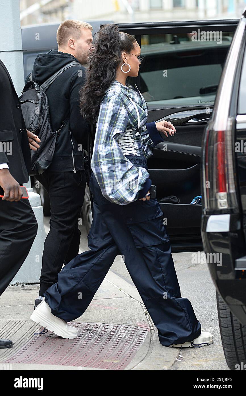 Rihanna was seen in New York City on October 13, 2017 Stock Photo - Alamy
