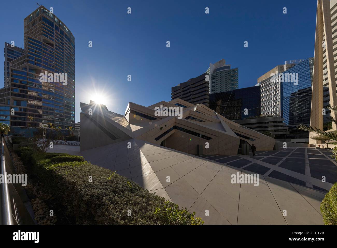 The KAFD Grand Mosque in the King Abdullah Financial District (KAFD) in ...
