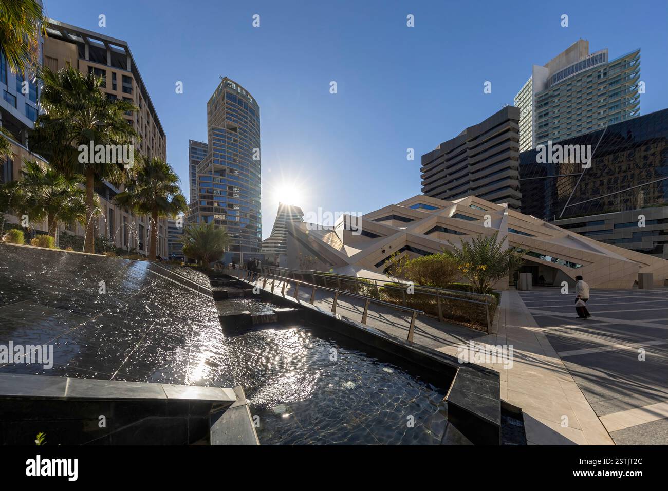 The KAFD Grand Mosque in the King Abdullah Financial District (KAFD) in ...