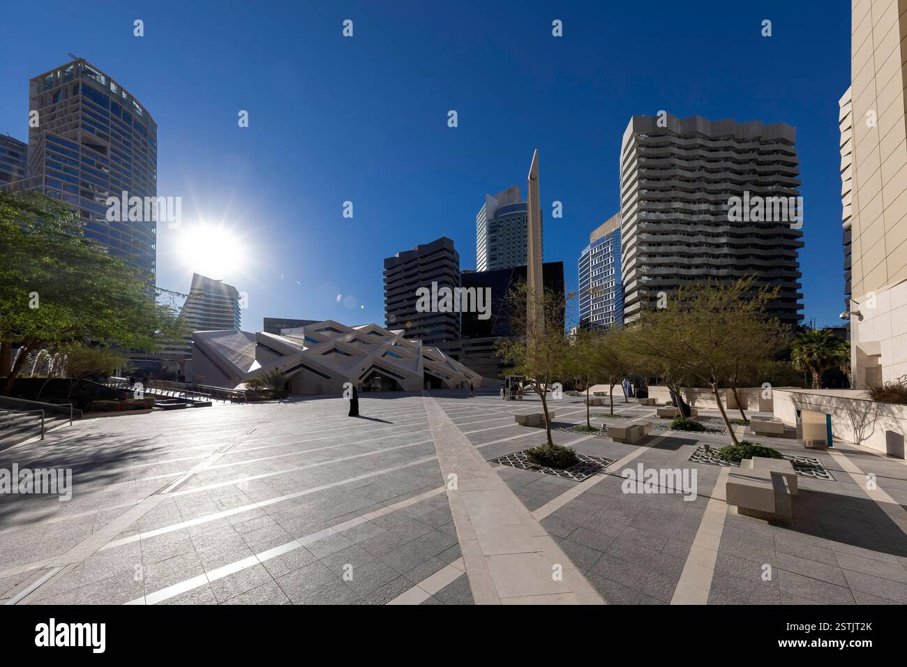 The KAFD Grand Mosque in the King Abdullah Financial District (KAFD) in ...