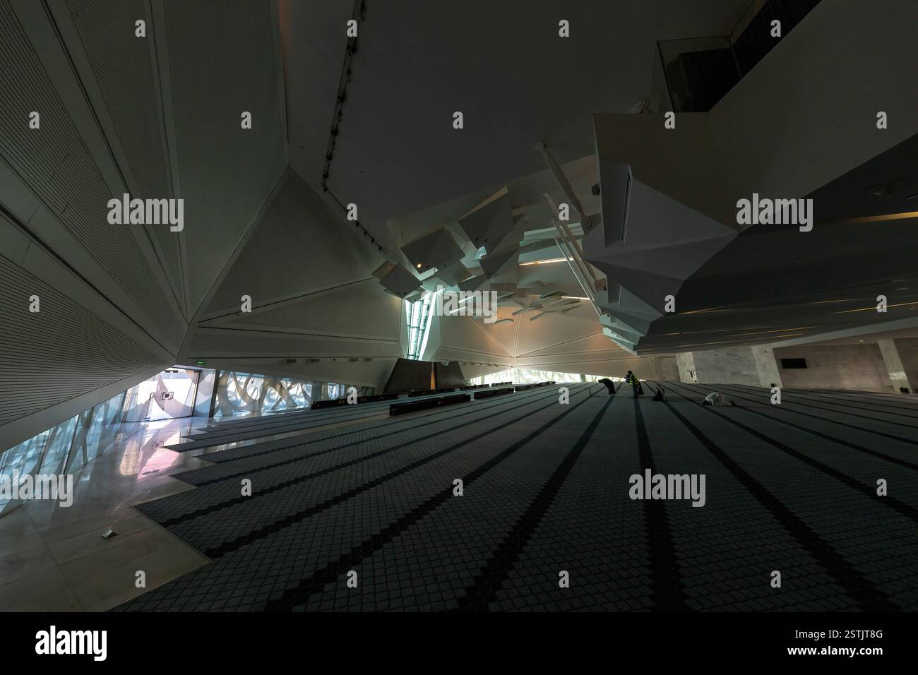 The KAFD Grand Mosque in the King Abdullah Financial District (KAFD) in ...