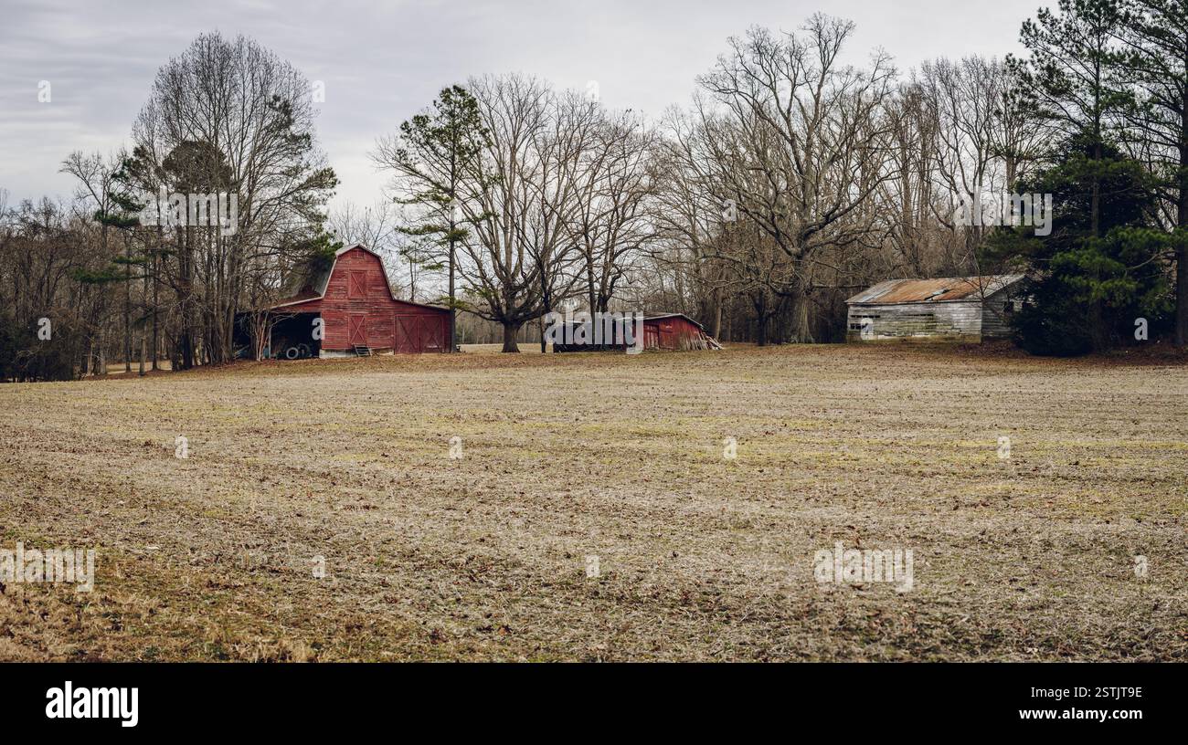 Old American barns Stock Photo - Alamy