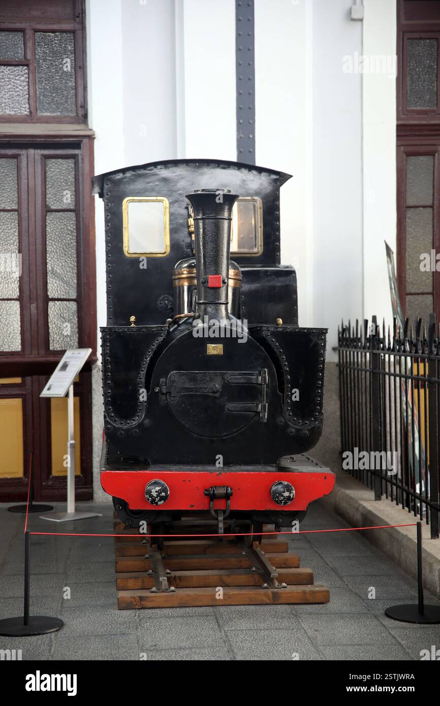 Steam locomotive for mining use. 020-T. Type of rolling samsom ...
