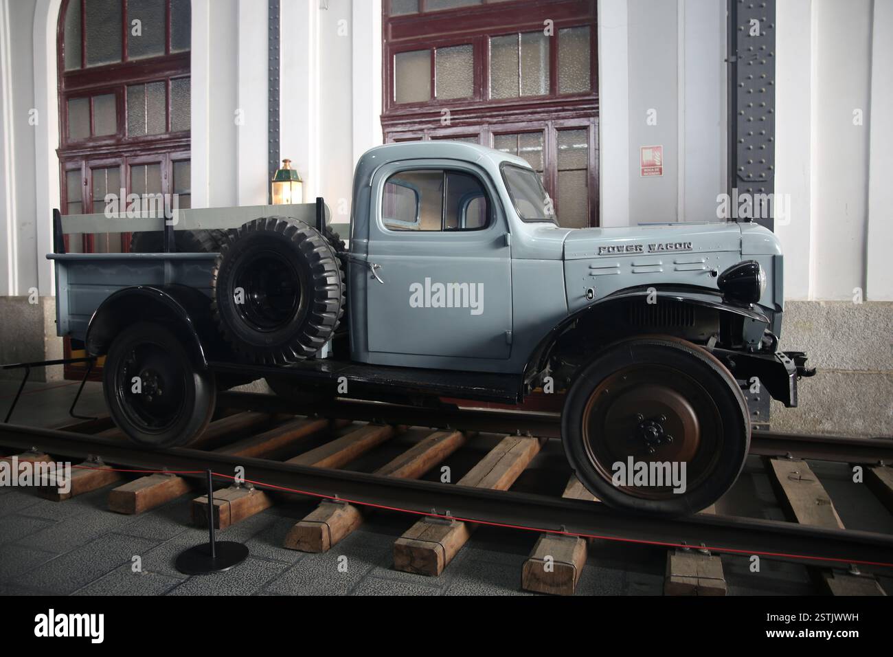 Road/rail vehicle. It can travel on both railway track and roads. Frago ...