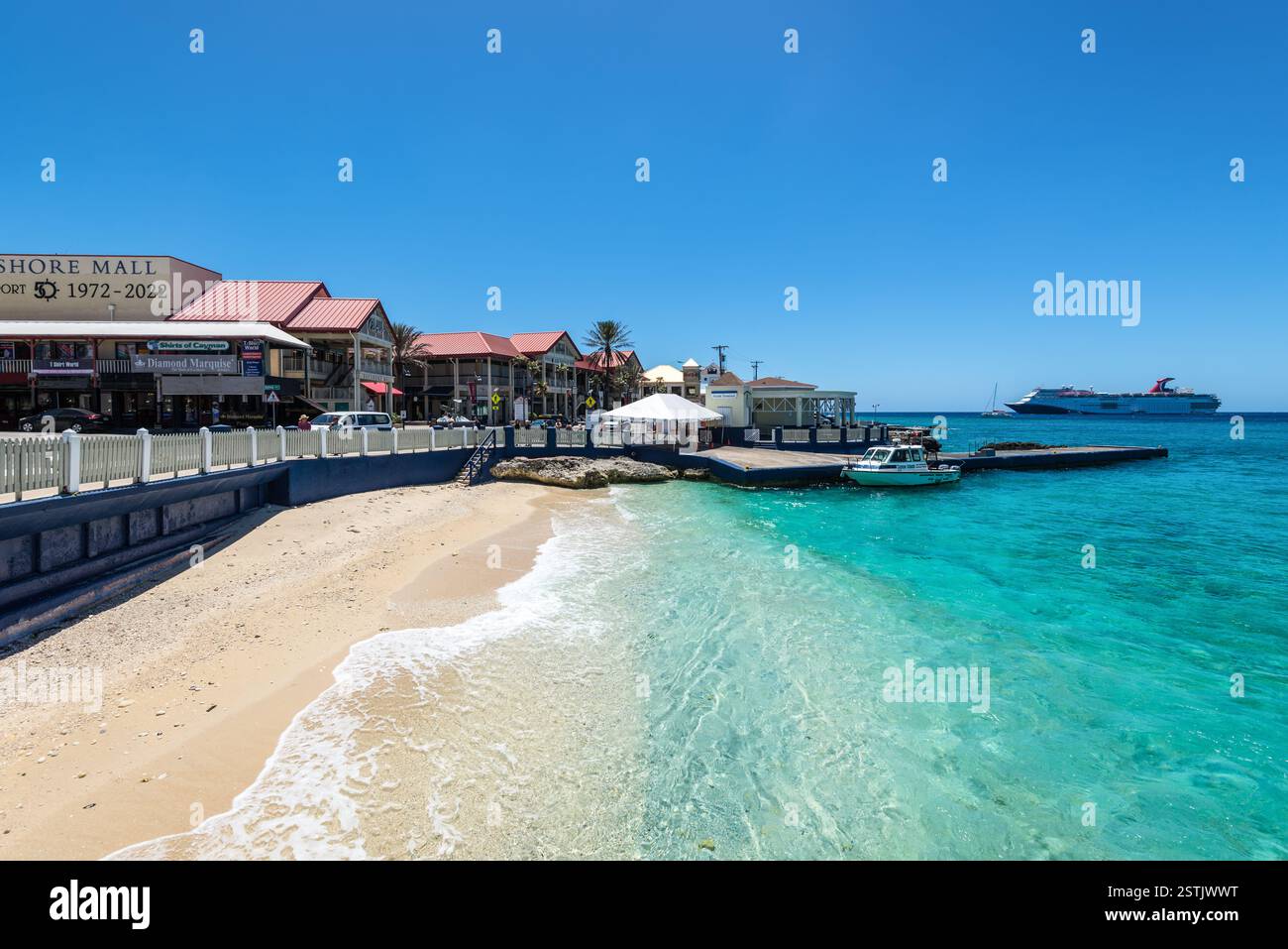 George Town, Grand Cayman Island - April 3, 2024: View the South ...