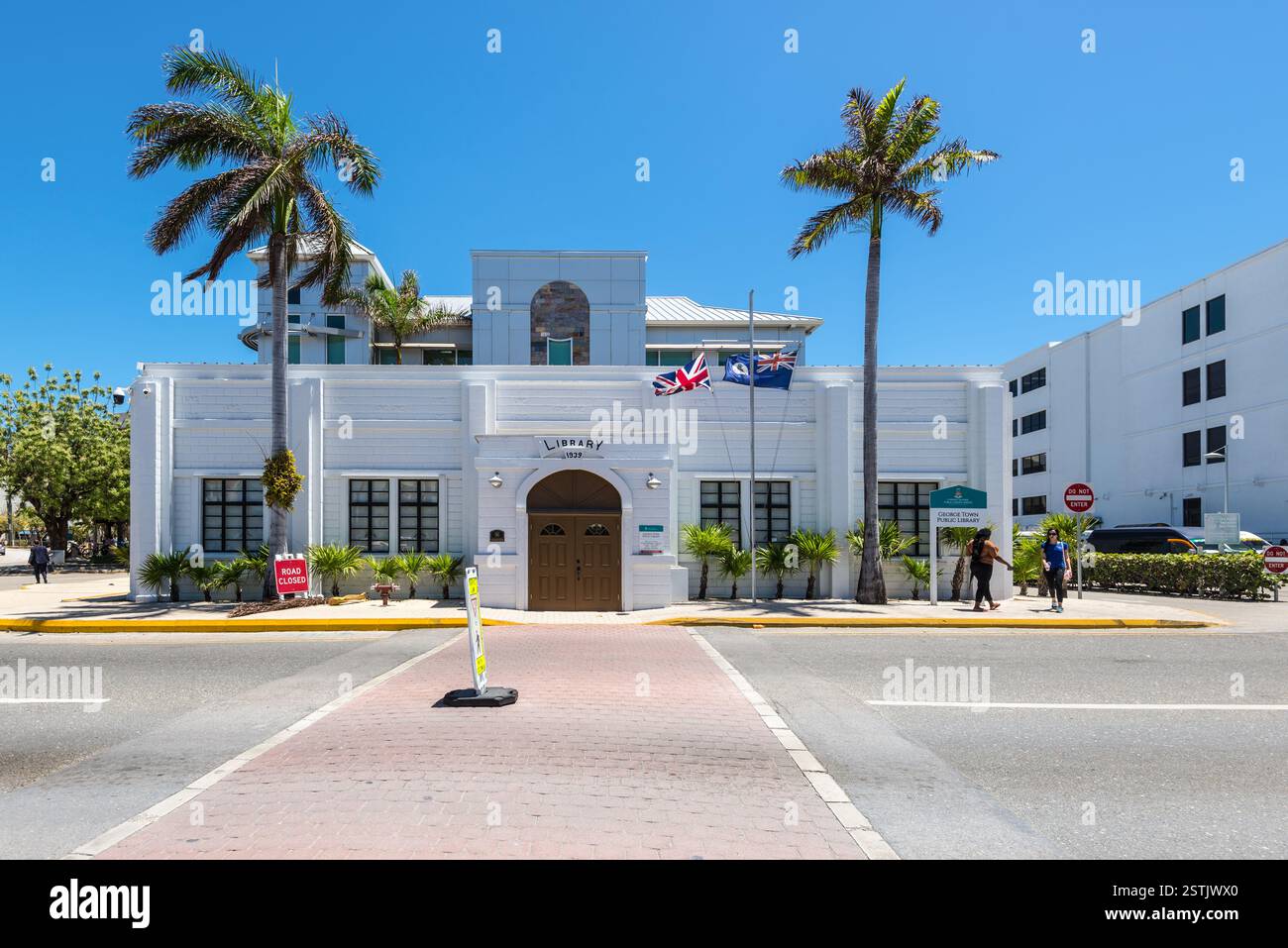 George Town, Grand Cayman Island - April 3, 2024: Public Library in ...