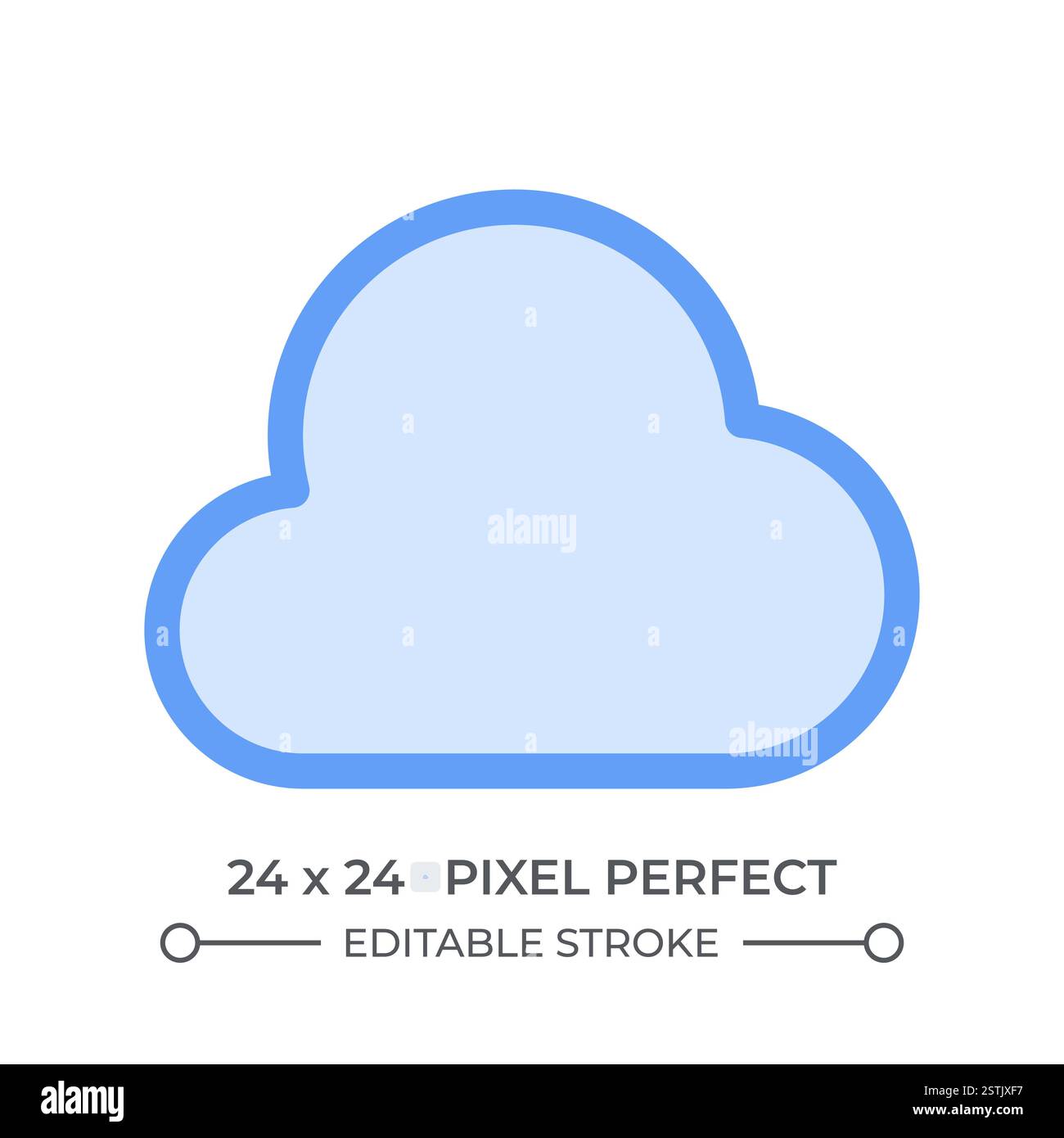 Cloud duotone color ui icon Stock Vector Image & Art - Alamy