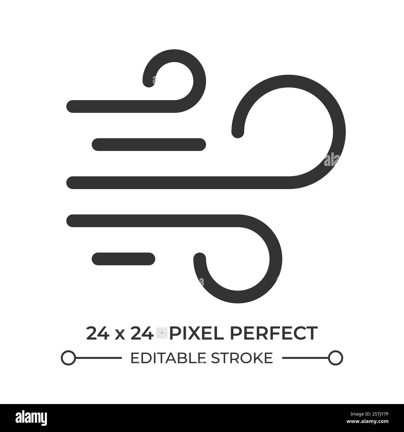 Blowing wind line ui hi-res stock photography and images - Alamy