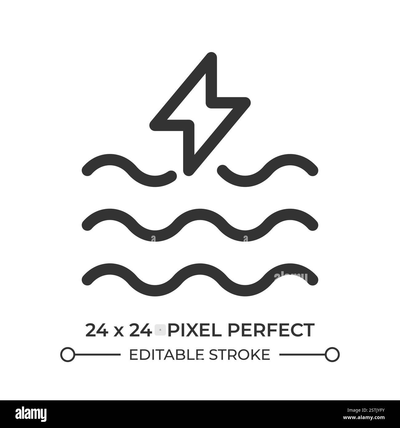 Wave power line ui hi-res stock photography and images - Alamy