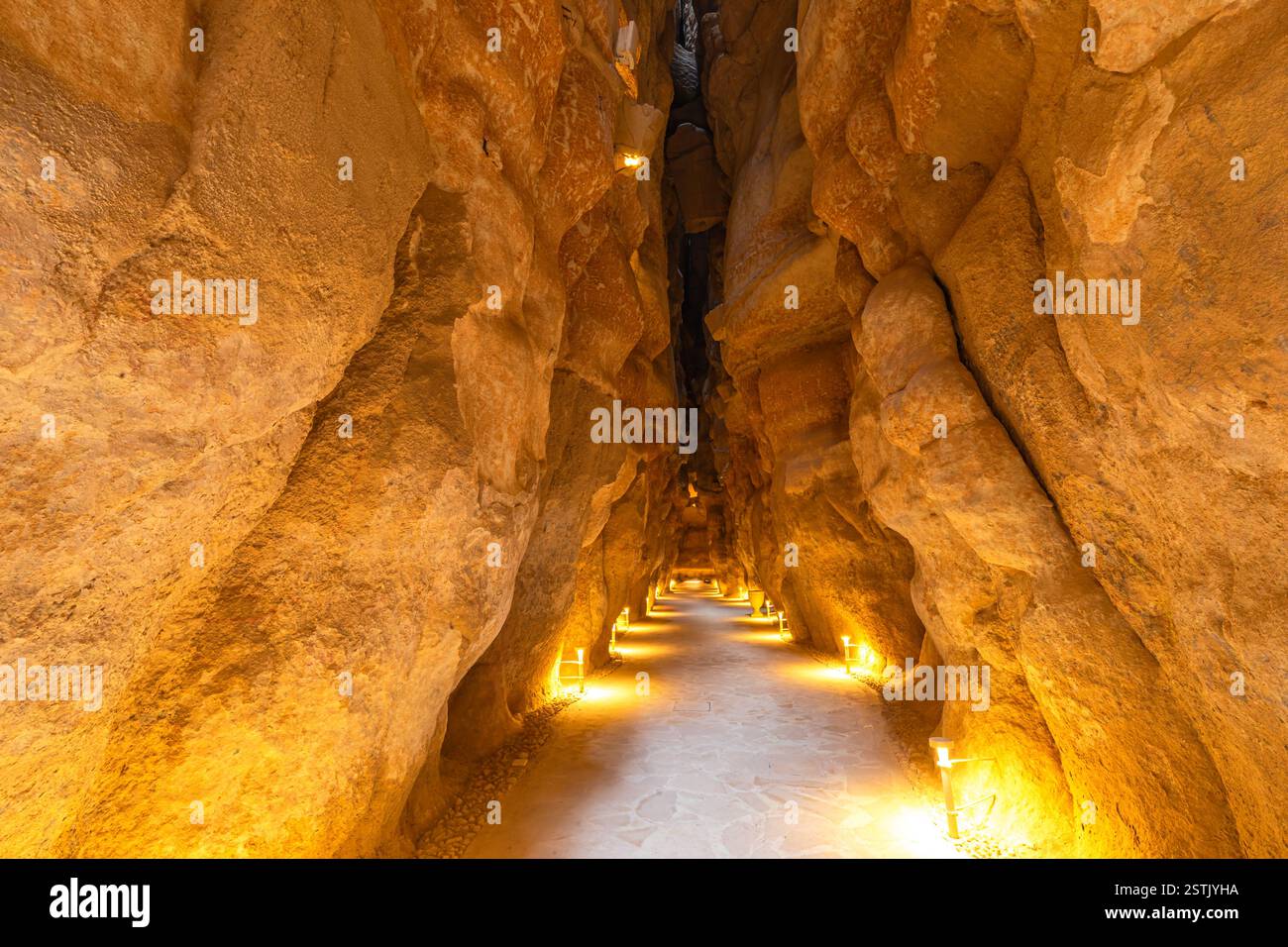 Sunlight filtering through openings creates a captivating interplay of ...