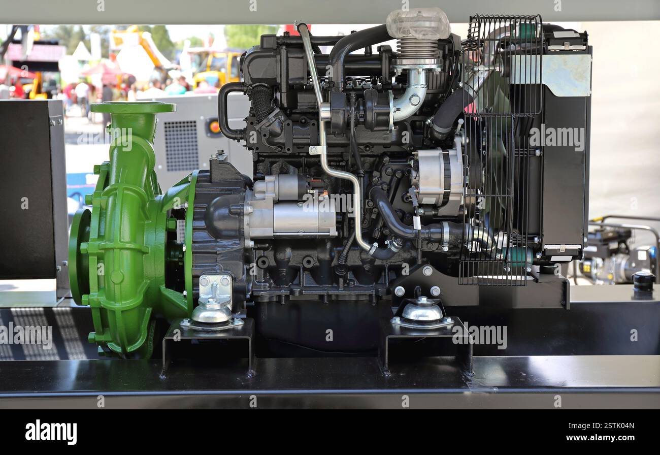 Diesel Engine Pump Stock Photo - Alamy