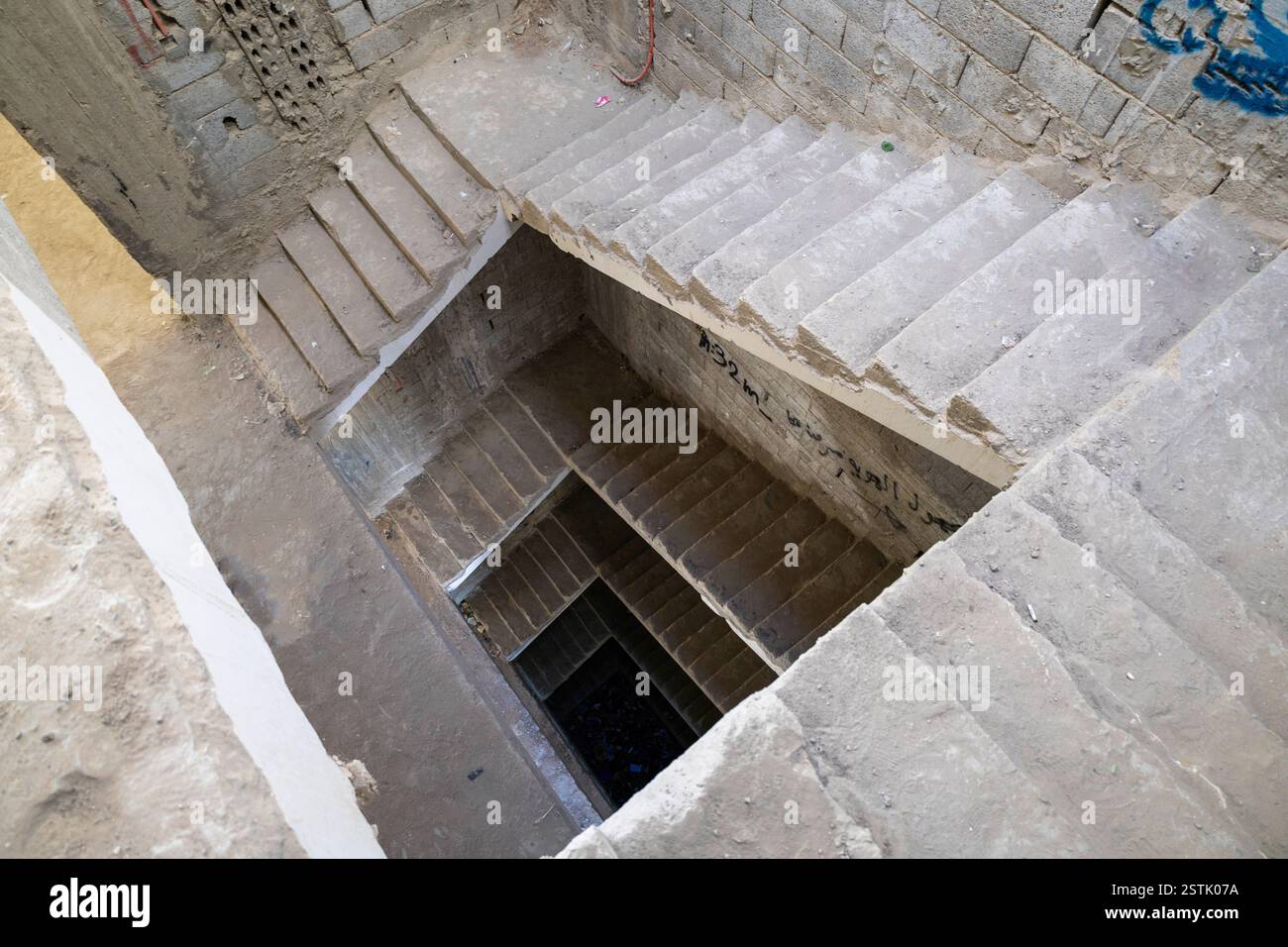Old unfinished staircase concrete structure hi-res stock photography ...
