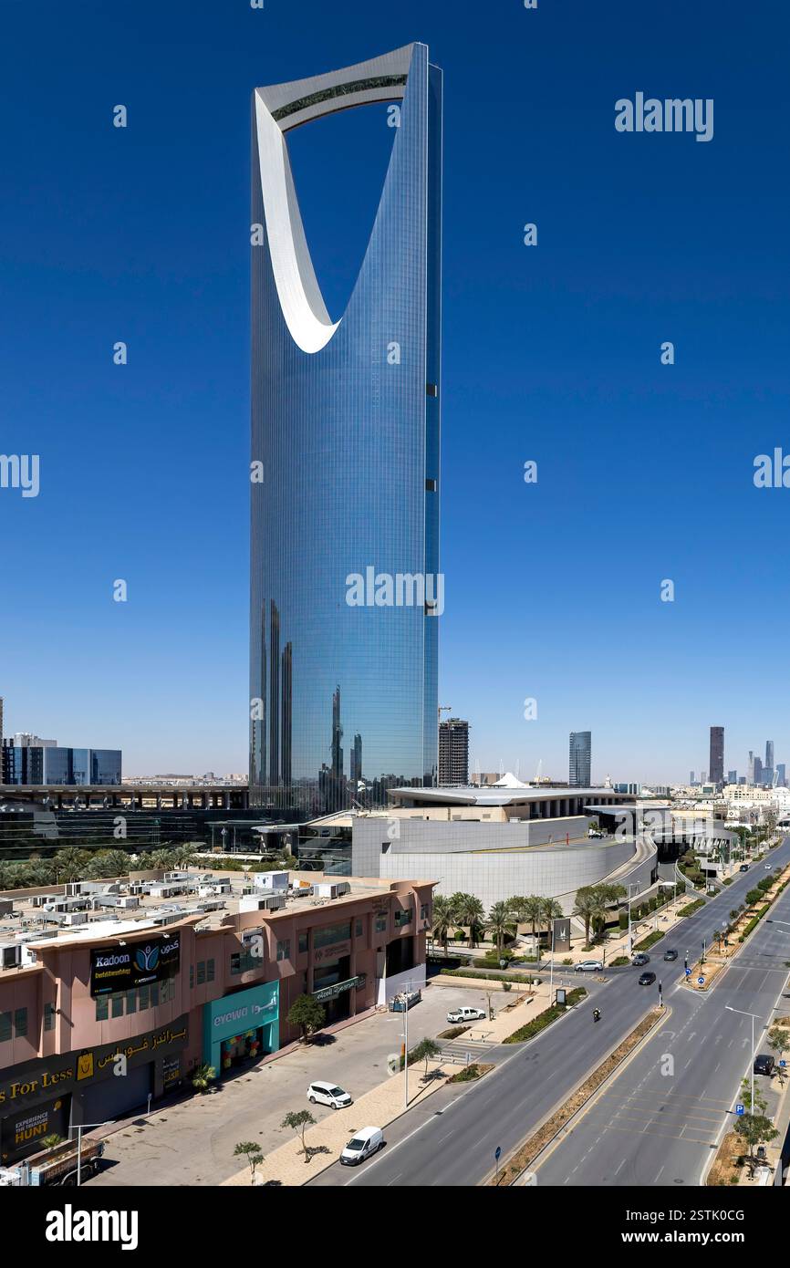 Saudi Arabia’s capital and Kingdome tower main financial hub-Olaya ...
