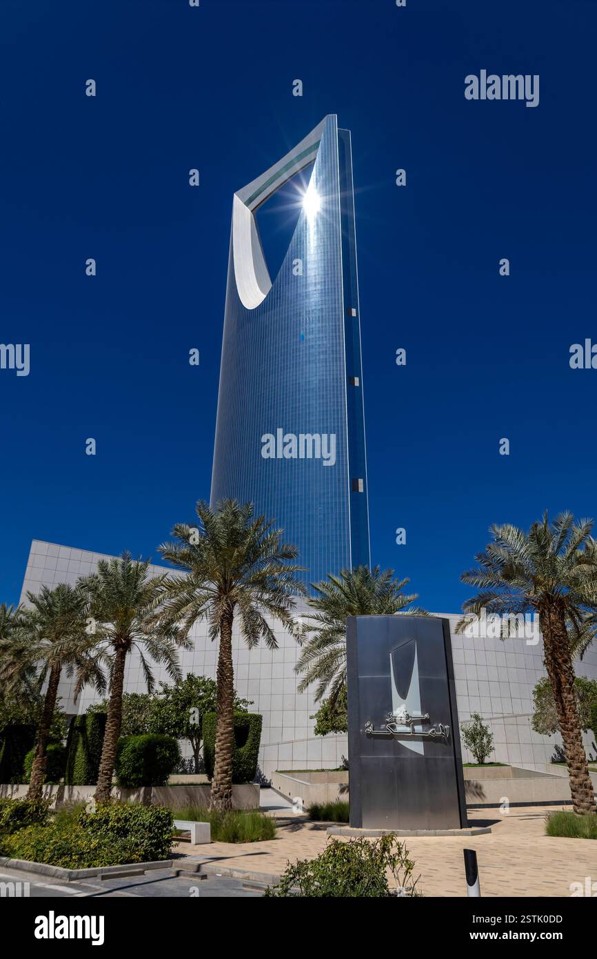 Saudi Arabia’s capital and Kingdome tower main financial hub-Olaya ...