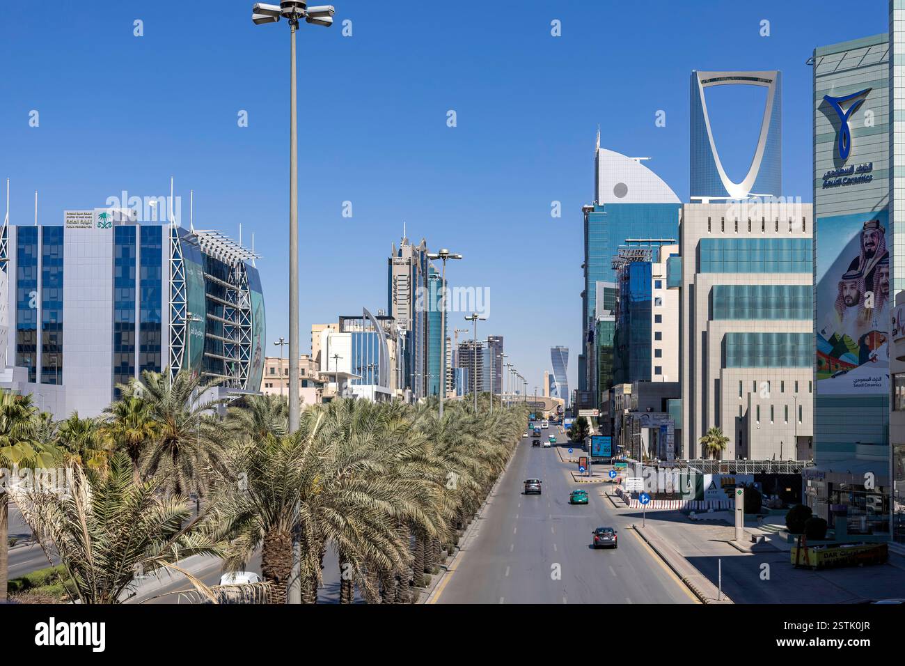 Riyadh City Capital of Saudi Arabia Skyline Olaya street day time Stock ...