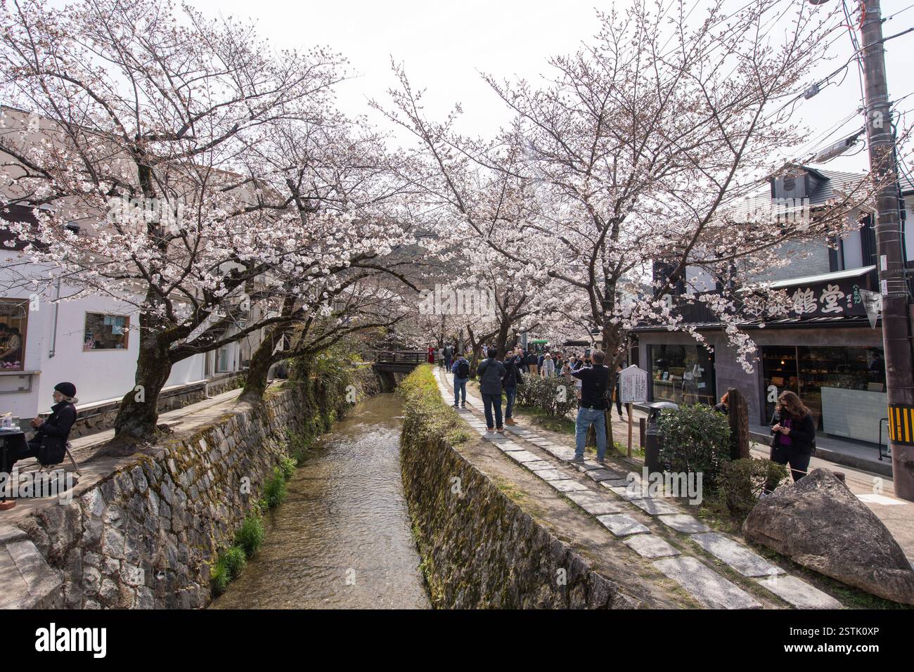 Kyoto, Japan, 3-3-2024: famous Philosopher’s Path in Kyoto during ...