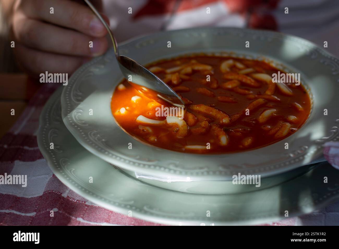 Fisherman's soup, traditional Hungarian spicy fish stew - gyufatészta ...