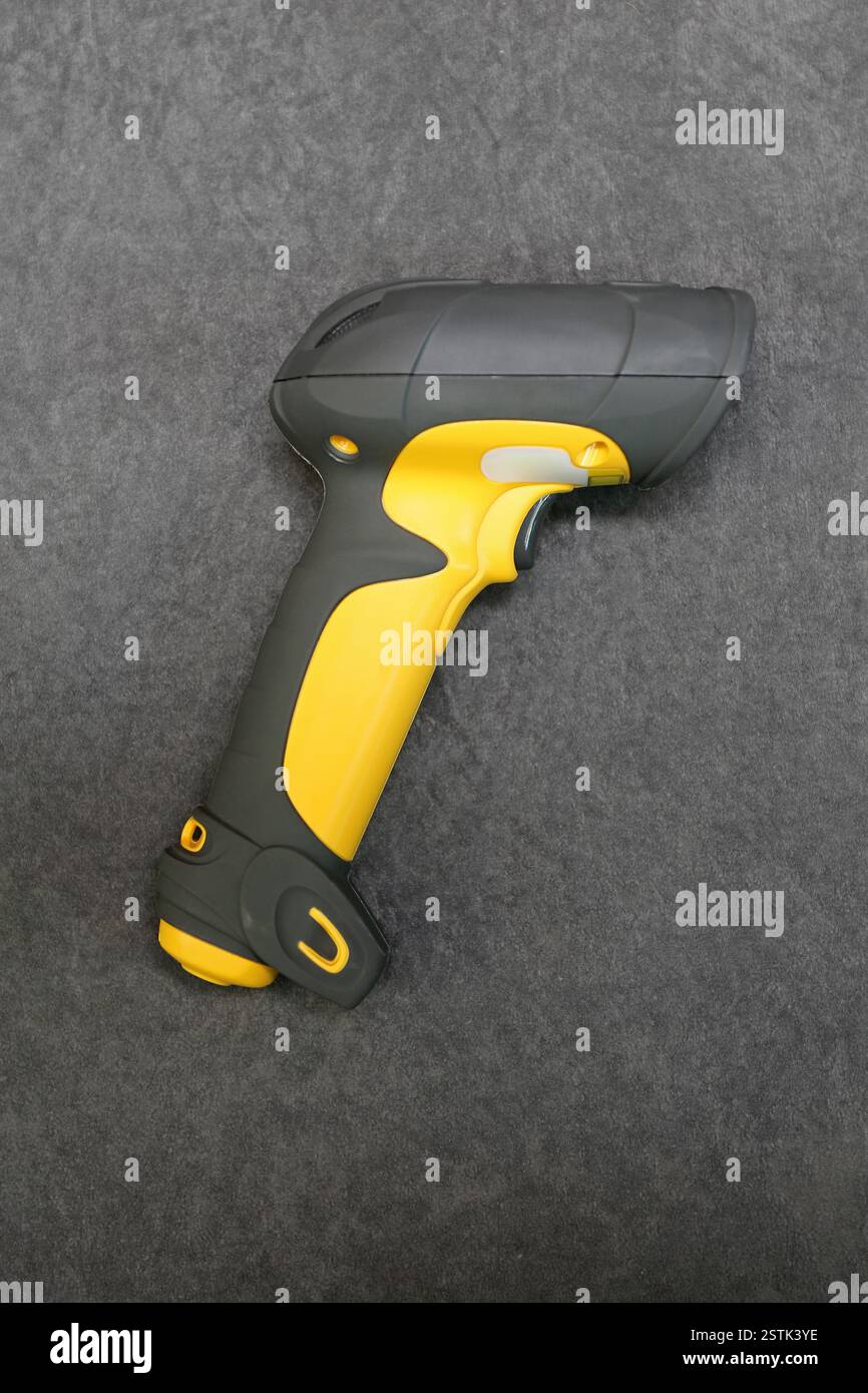 New Handheld Barcode Laser Reader Scanner Stock Photo - Alamy