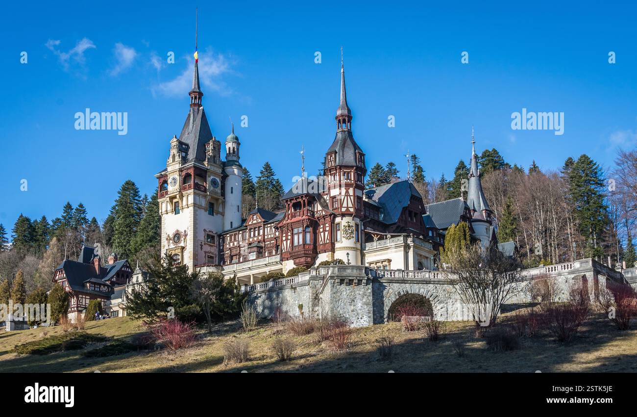 Peles palace in sinaia hi-res stock photography and images - Alamy