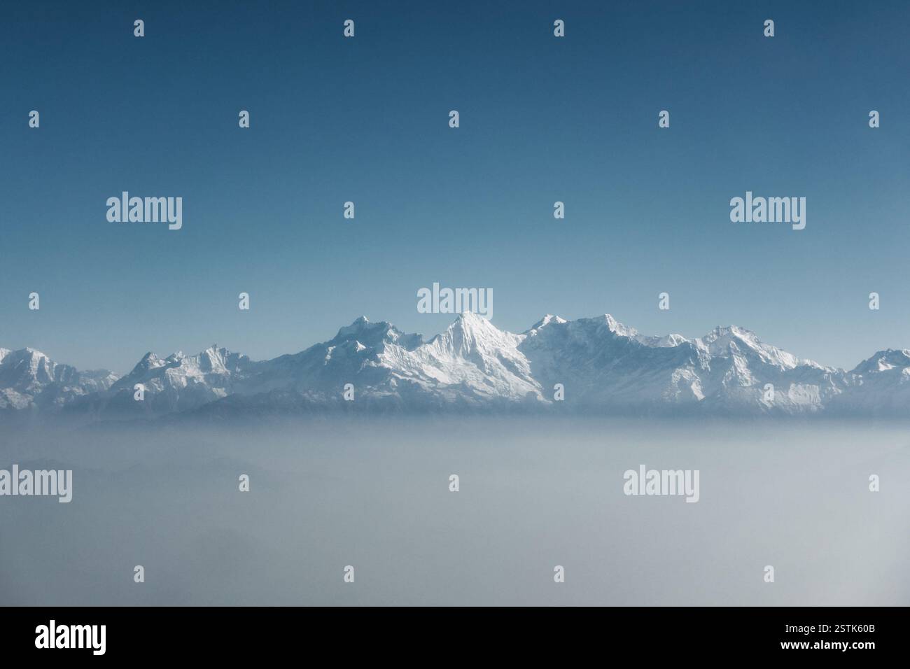 The Himalayas as seen from an airplane, Nepal Stock Photo - Alamy