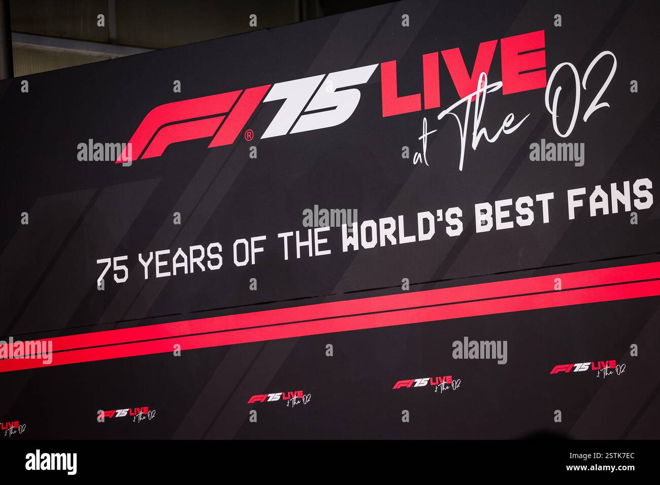 London, United Kingdom, February 18, 2025, Logo during the F1 75 Live ...