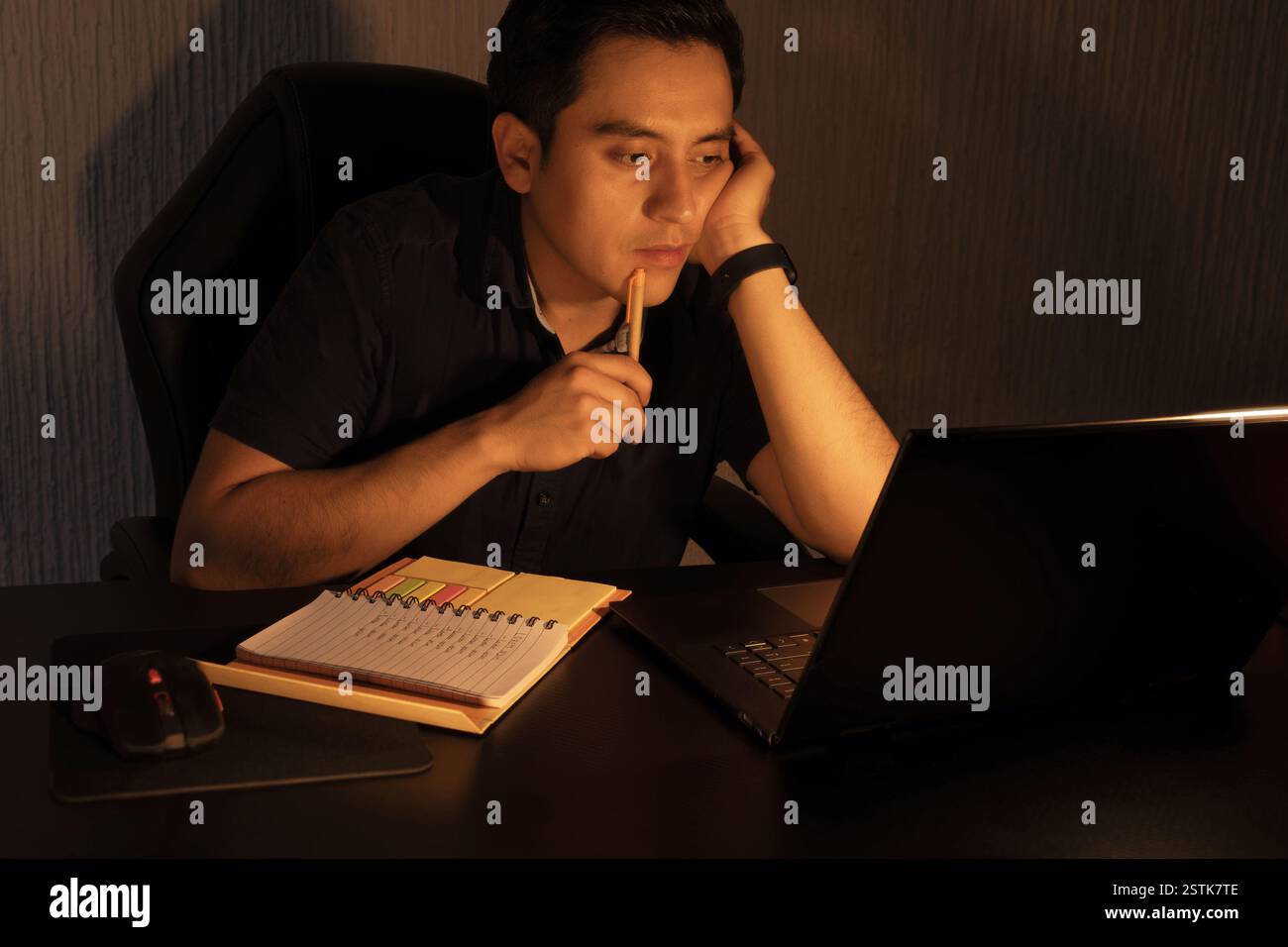 Man deeply engaged in work hi-res stock photography and images - Alamy