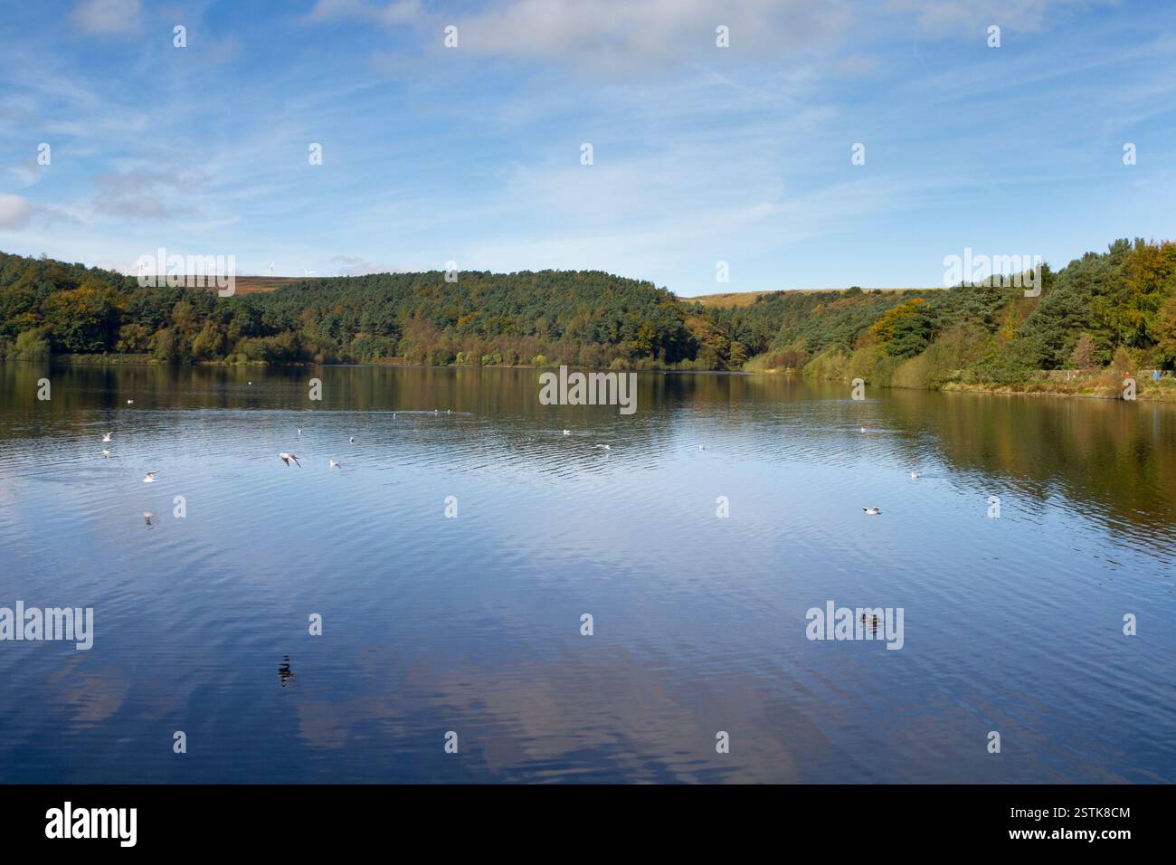 Ogden Water Reservoir Halifax west yorkshire uk Stock Photo - Alamy