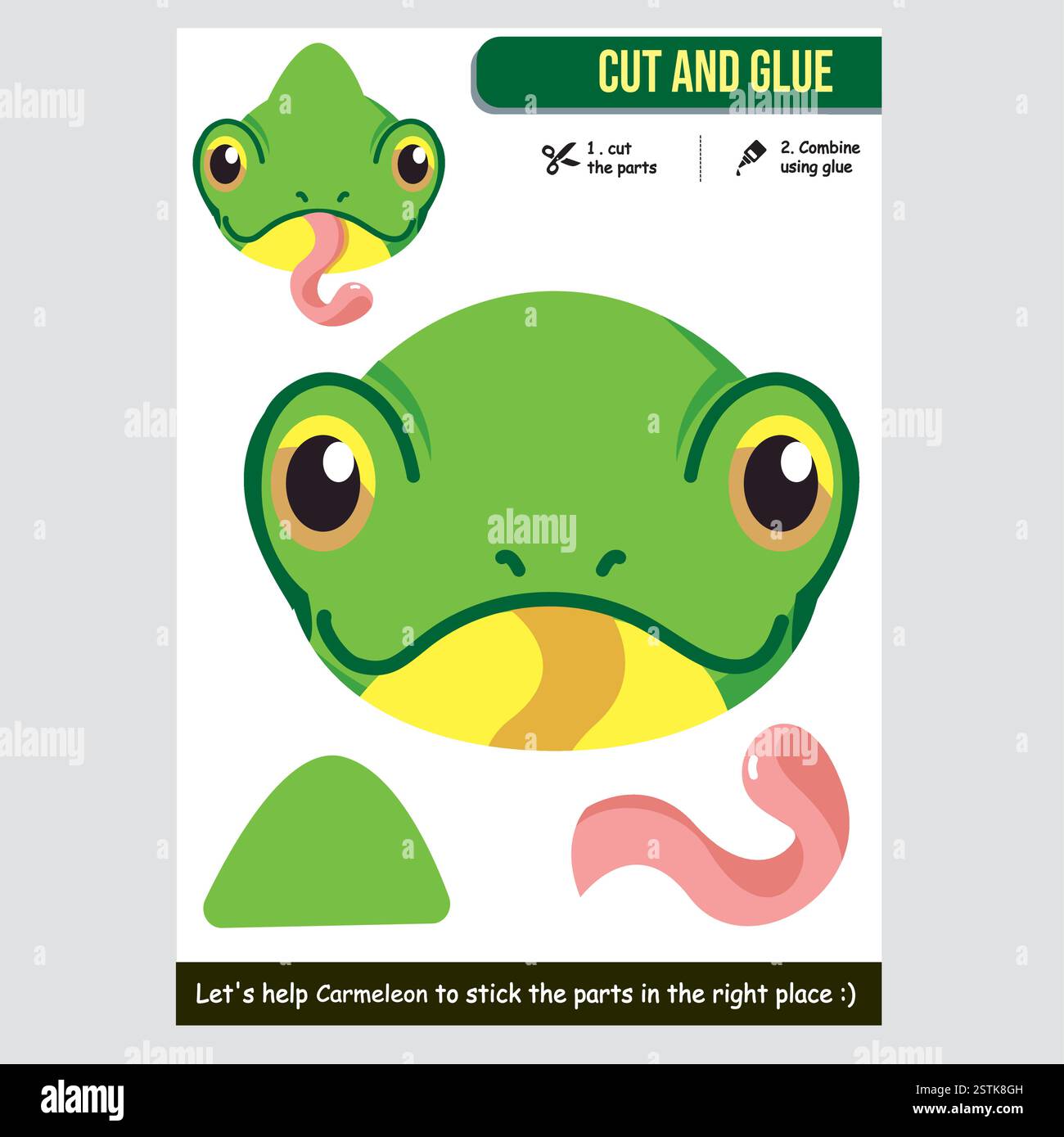 Kids activity worksheet education Stock Vector Images - Alamy