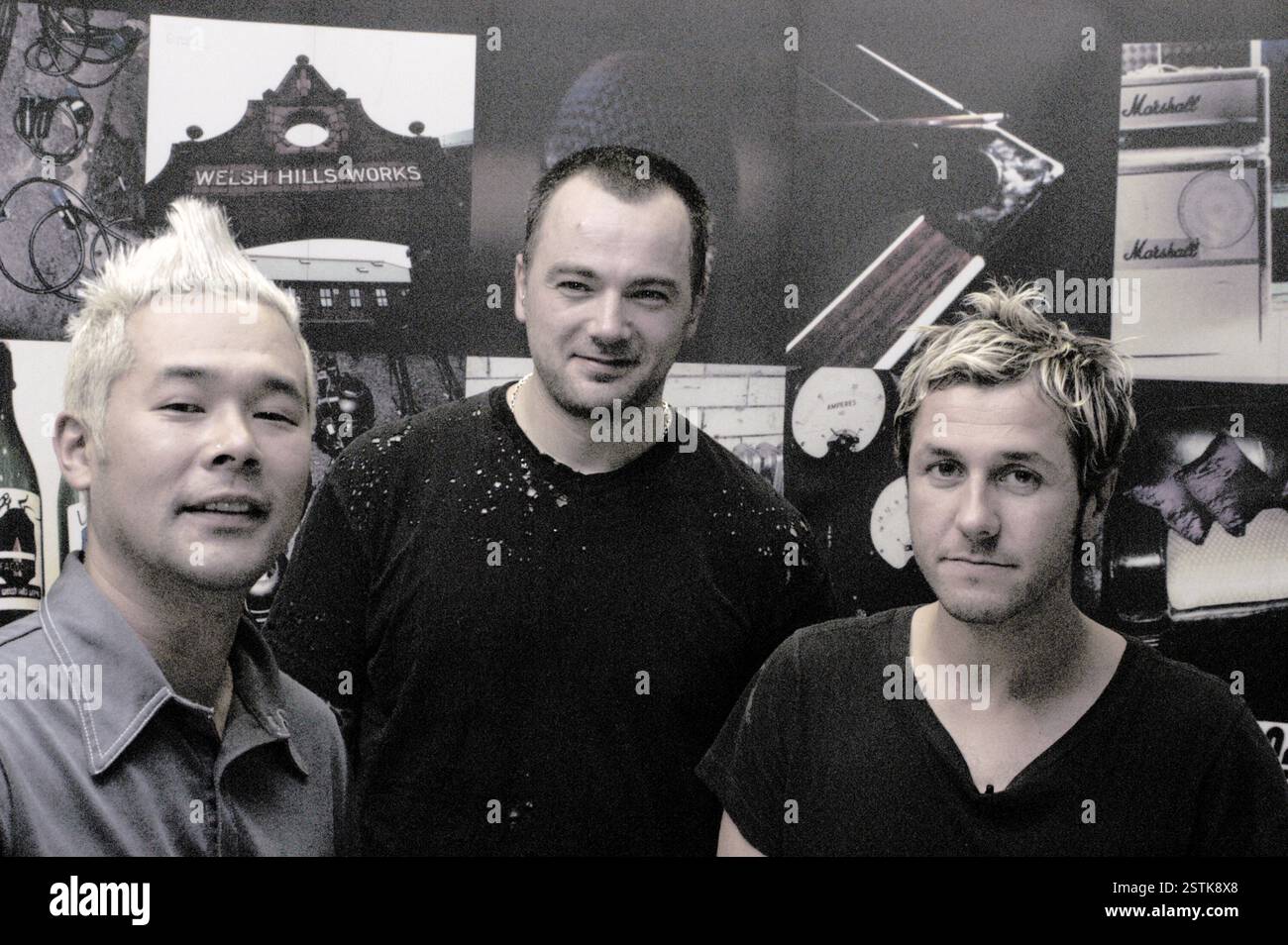 FEEDÉR, TV APPEARANCE, 2002: Welsh rock band Feeder at ITV's popfactory ...