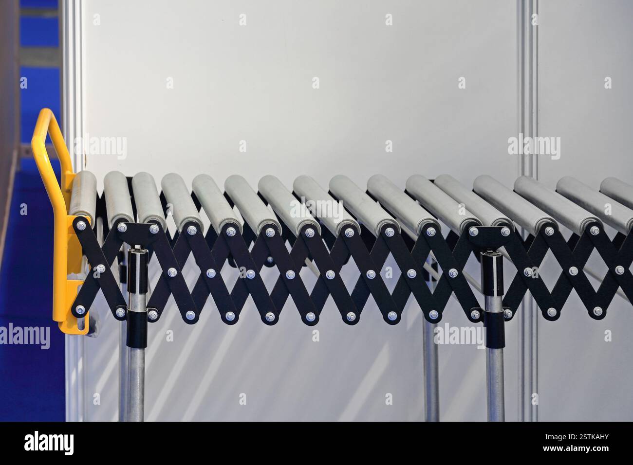 Conveyor Rollers for Transfer Boxes in Factory Stock Photo - Alamy