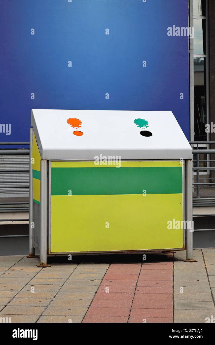 Recycling Bin for Sorting and Collecting Different Waste Stock Photo ...
