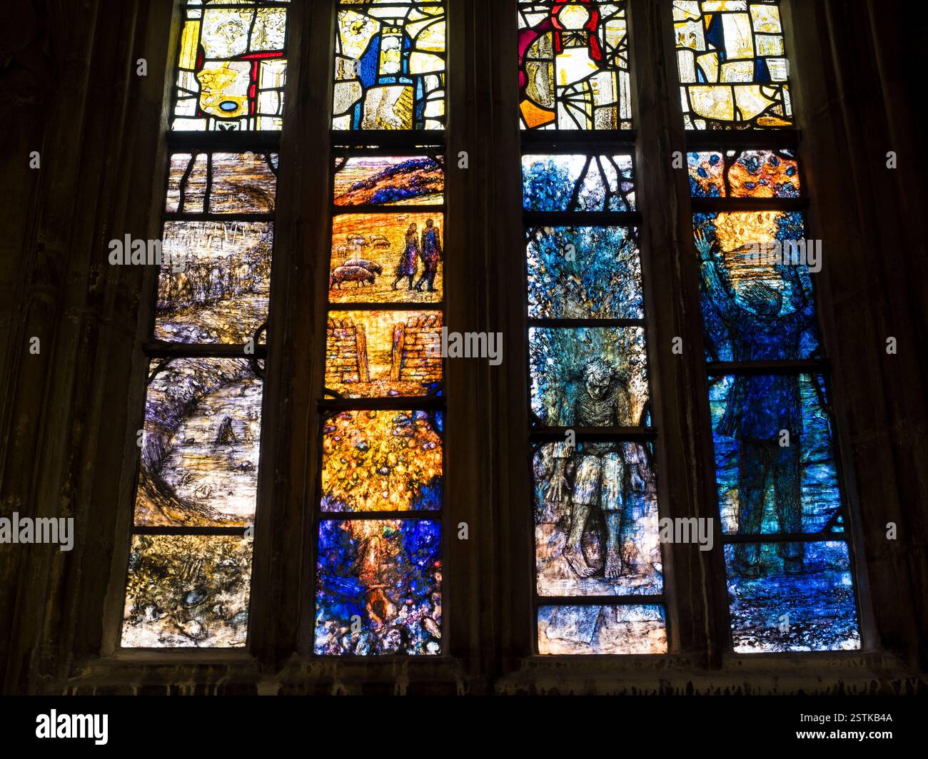 The Ivor Gurney Windows, by Thomas Denny, The Lady Chapel, Gloucester ...