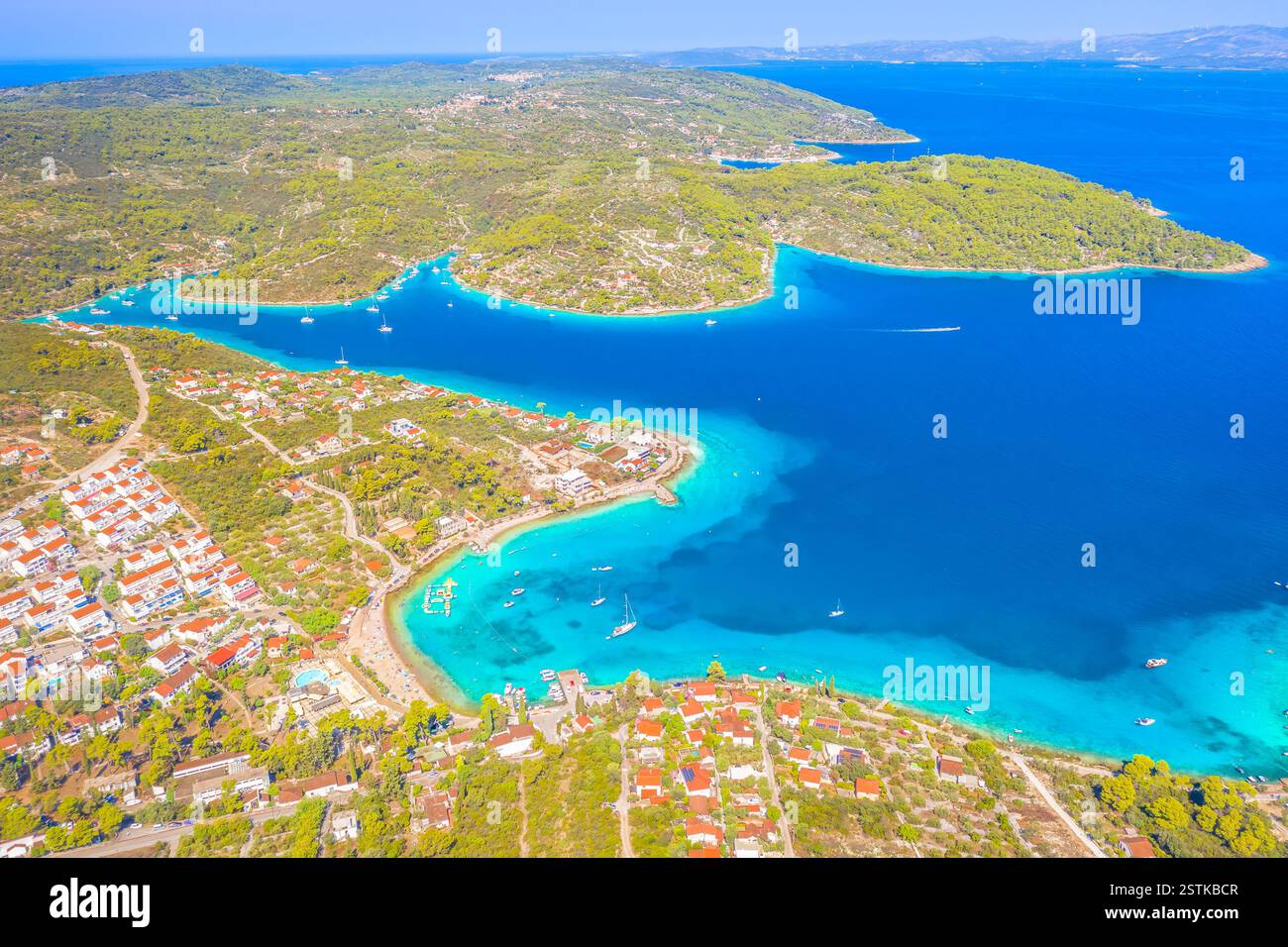 Breathtaking aerial drone view adriatic hi-res stock photography and images - Alamy