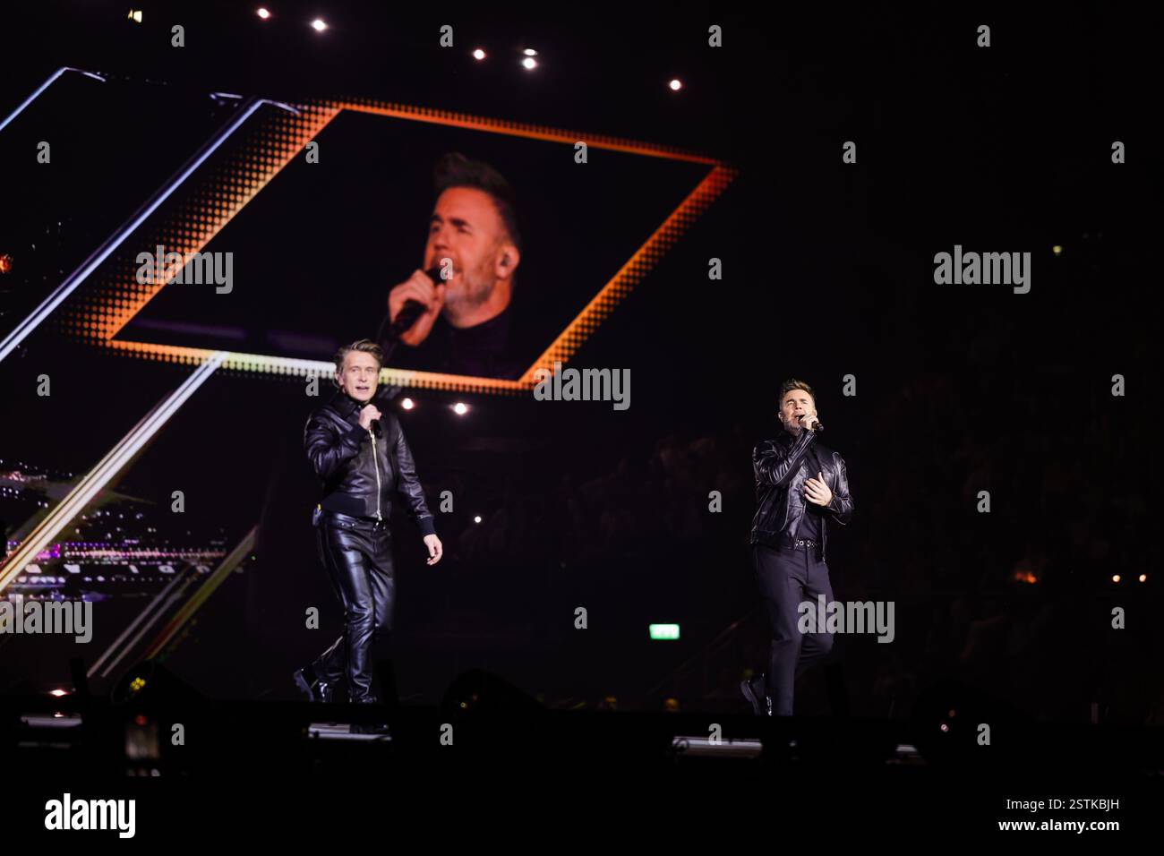 London, United Kingdom, February 18, 2025, Take That band composed of ...