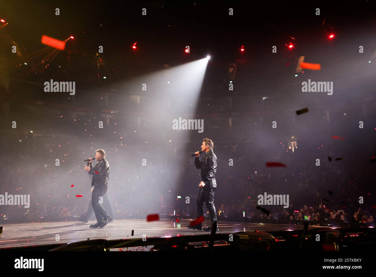 London, United Kingdom, February 18, 2025, Take That band composed of ...