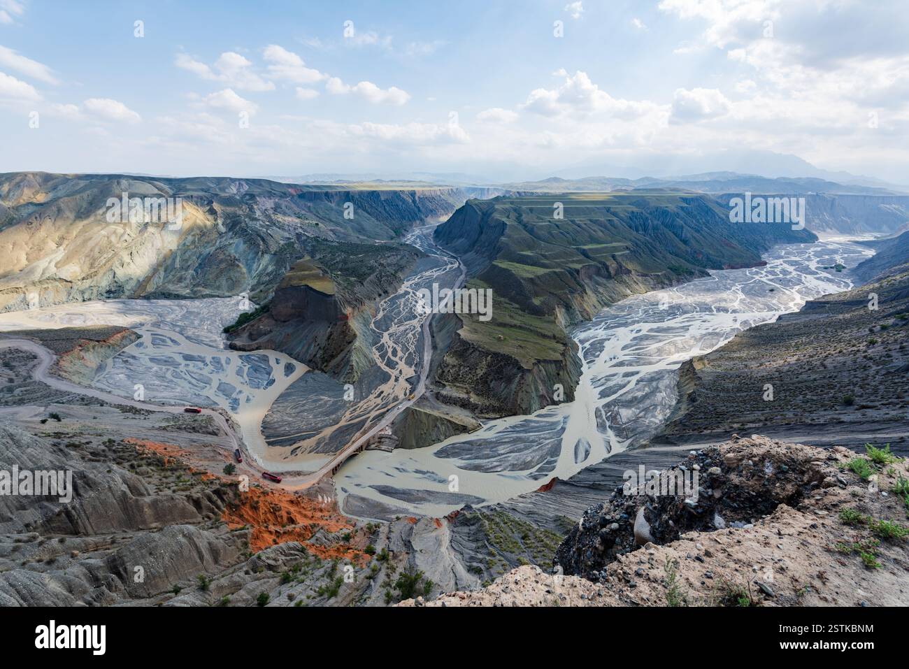 Magnificent landscape of Jihai Grand Canyon in Anji, Tacheng, Xinjiang ...