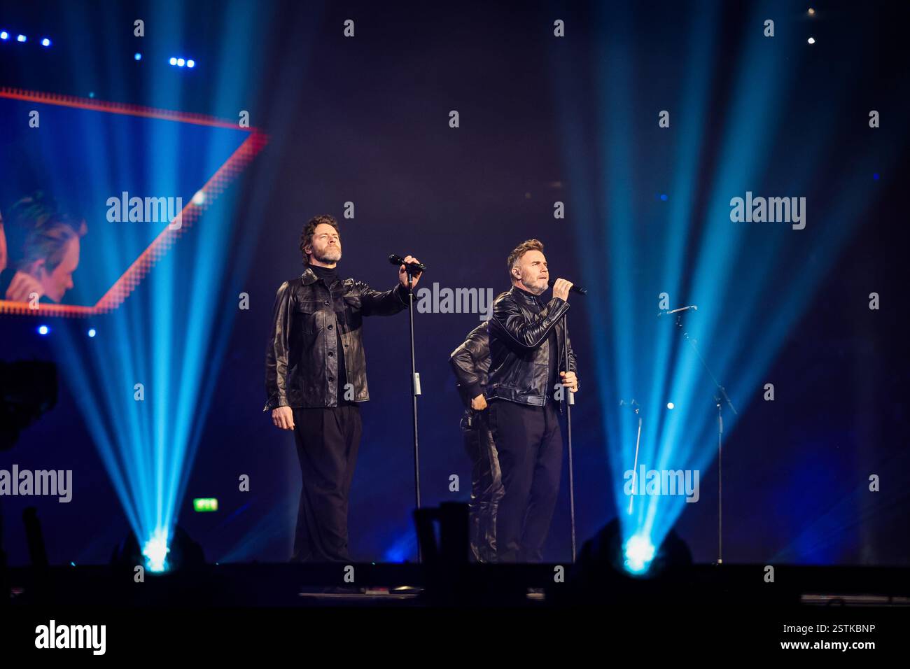 London, United Kingdom, February 18, 2025, Take That band composed of ...