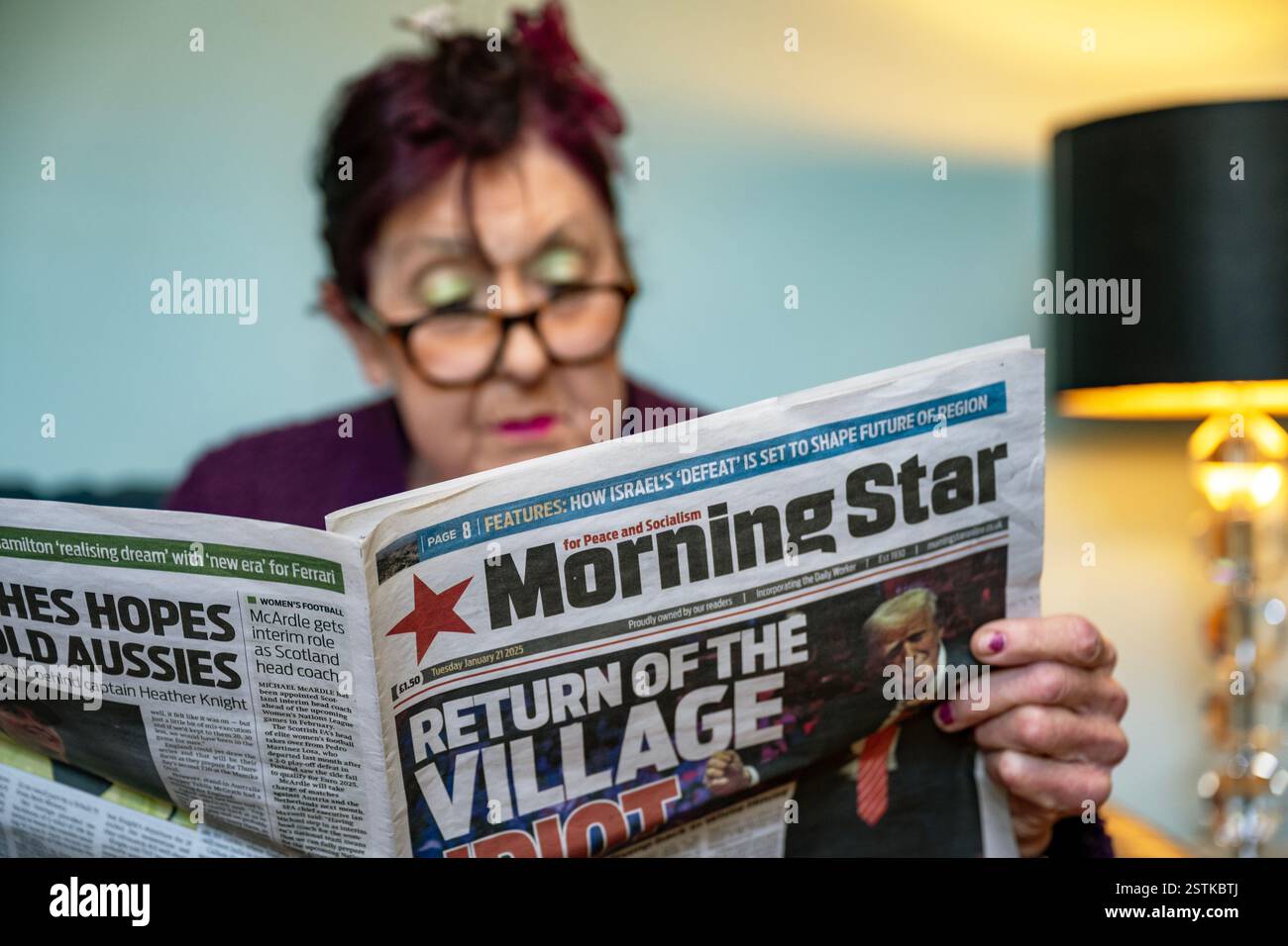 Morning Star newspaper Stock Photo - Alamy