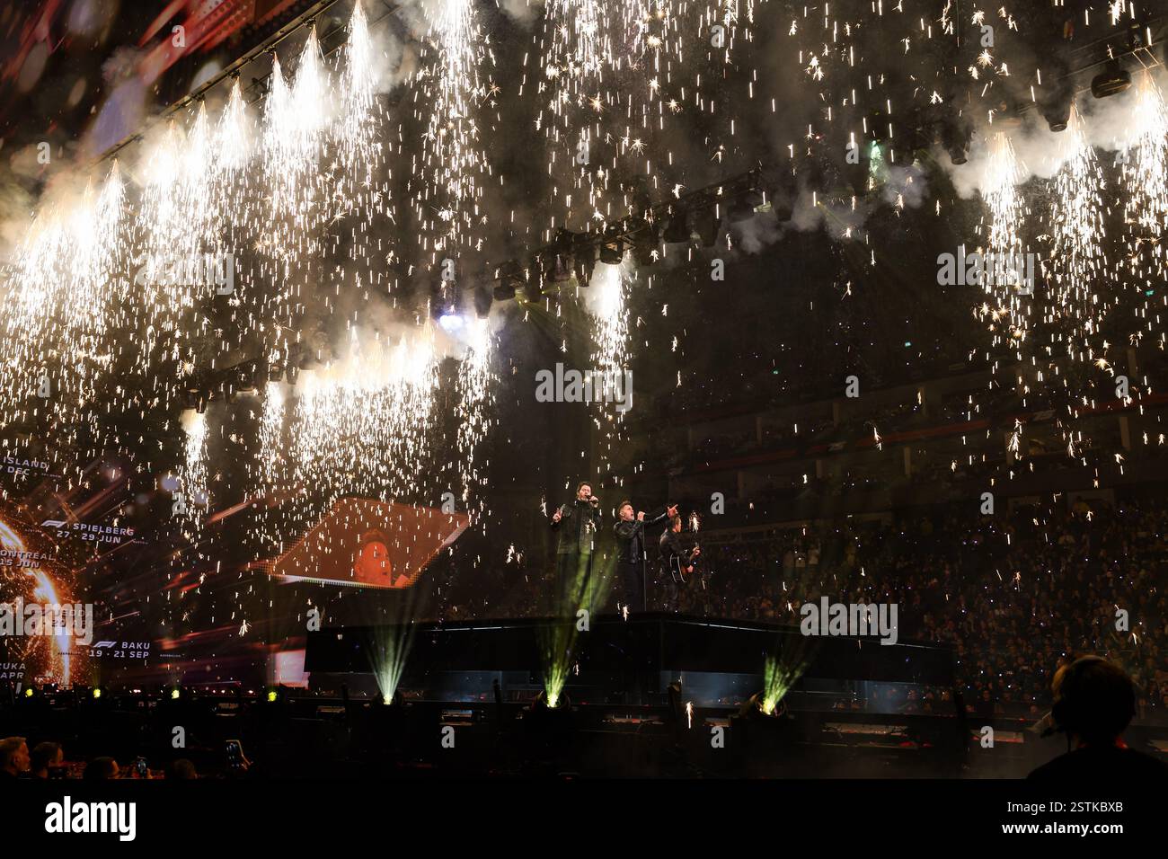 London, United Kingdom, February 18, 2025, Take That band composed of ...