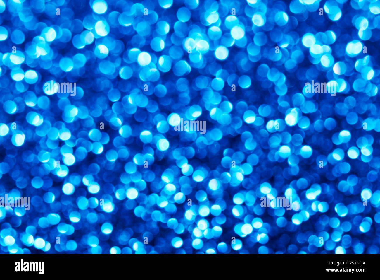 Abstract blue bokeh background Stock Photo - Alamy