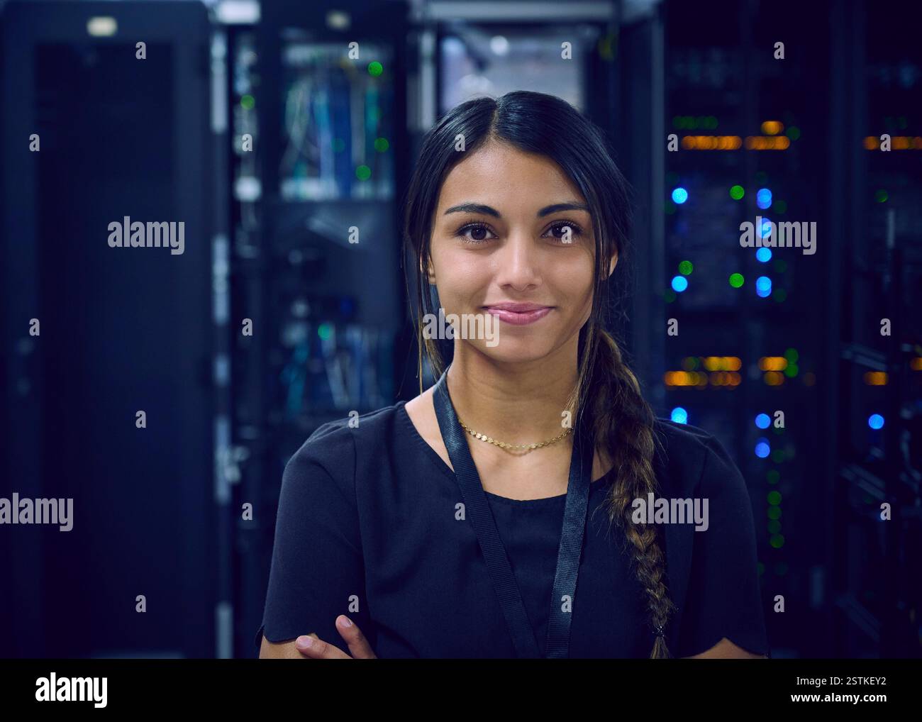 Portrait smiling network engineer hi-res stock photography and images ...