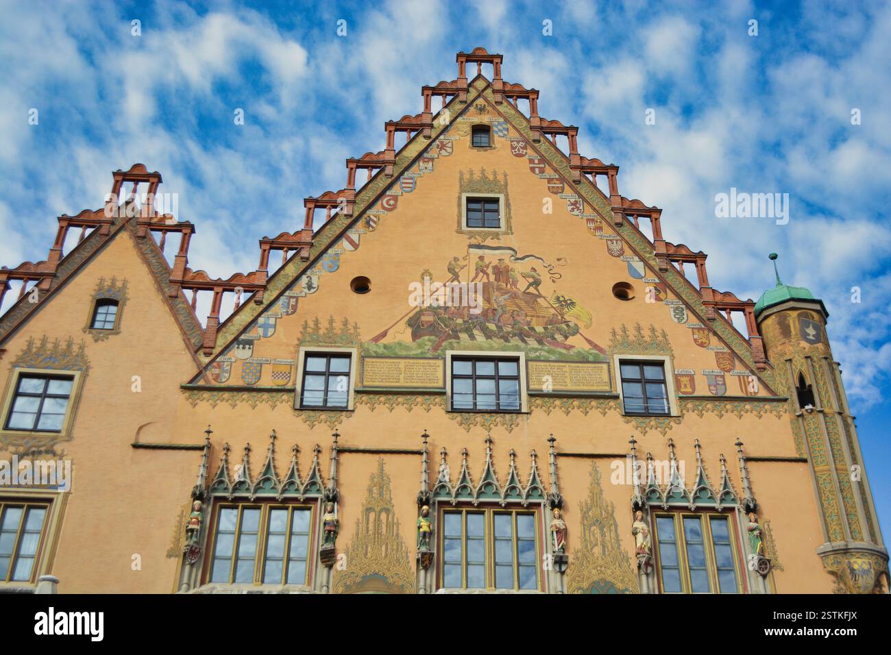 Old city of Ulm, Germany, town hall Stock Photo - Alamy