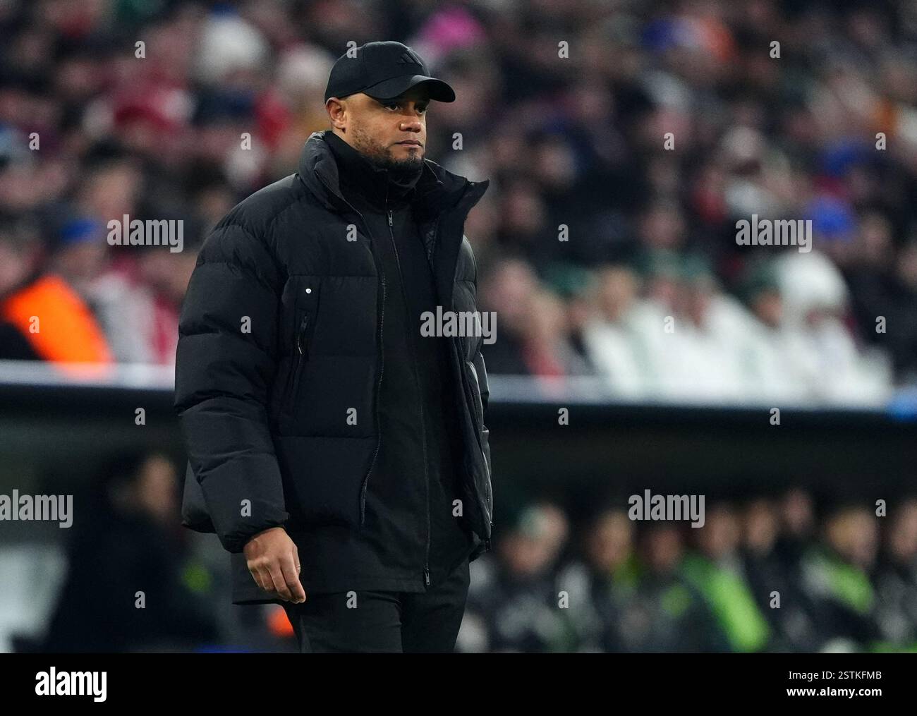 Bayern Munich head coach Vincent Kompany during the UEFA Champions ...