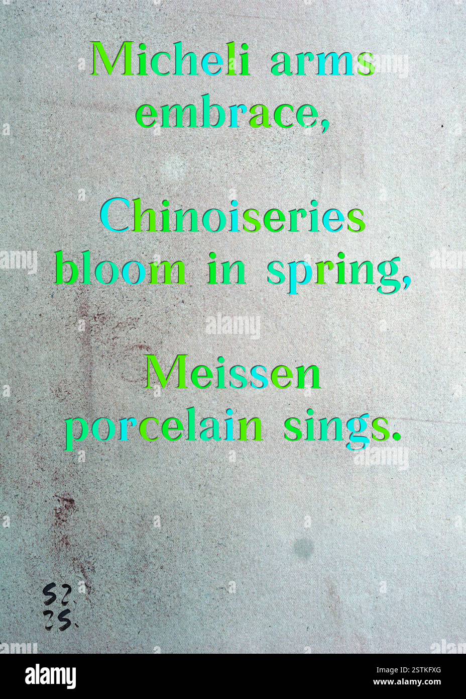 Micheli arms embrace, Chinoiseries bloom in spring, Meissen porcelain ...