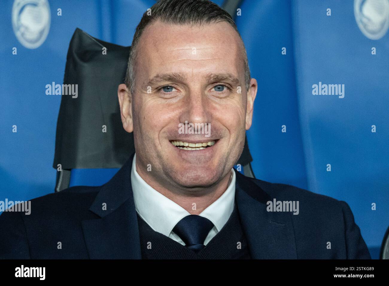 Nicky Hayen head coach Club Brugge during match Atalanta BC vs Club ...