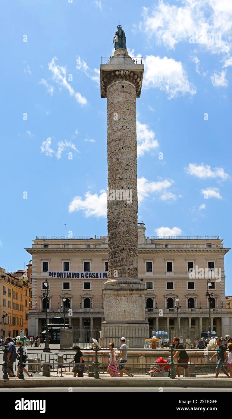 Marcus Aurelius Column Stock Photo - Alamy